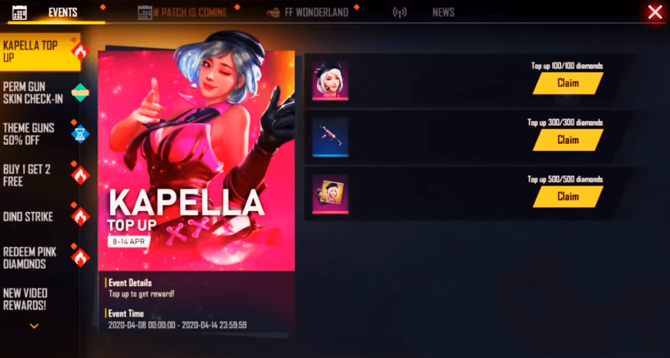 Free Fire: Here Is How To Get Kapella Character & Bundle For Free ...