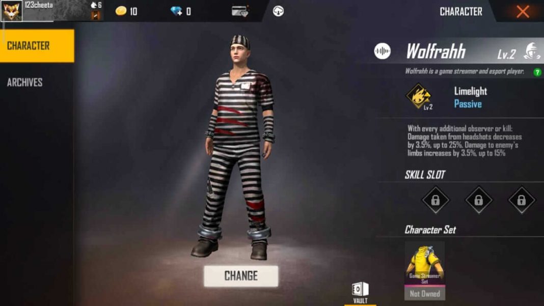 Free Fire Wolfrahh Character: Guide, Tips & Tricks – Mobile Mode Gaming