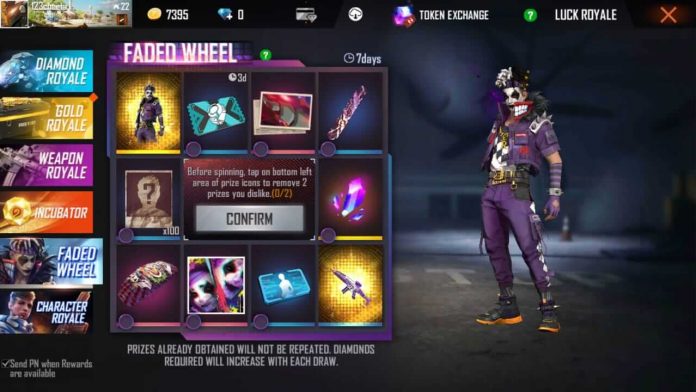 Free Fire 3rd Anniversary Faded Wheel Event Details - August 2020 ...