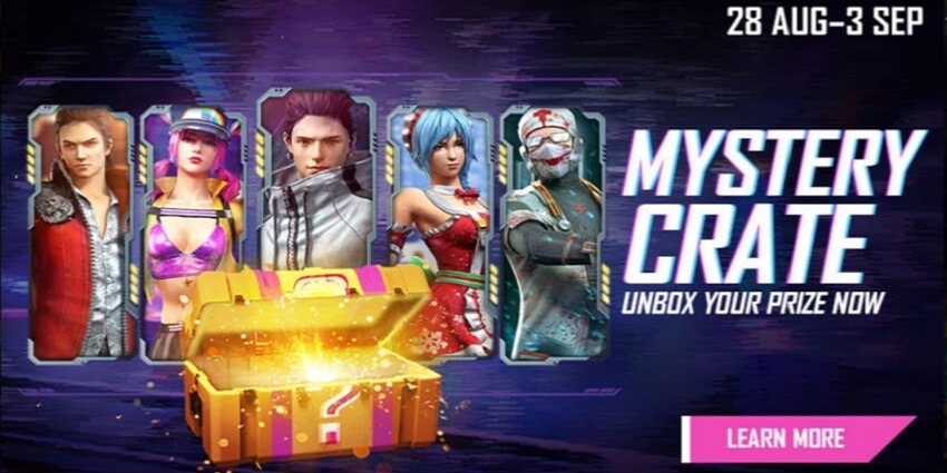 Free Fire Mystery Crate Event Details: Win 5 Fashion Bundles – Mobile ...