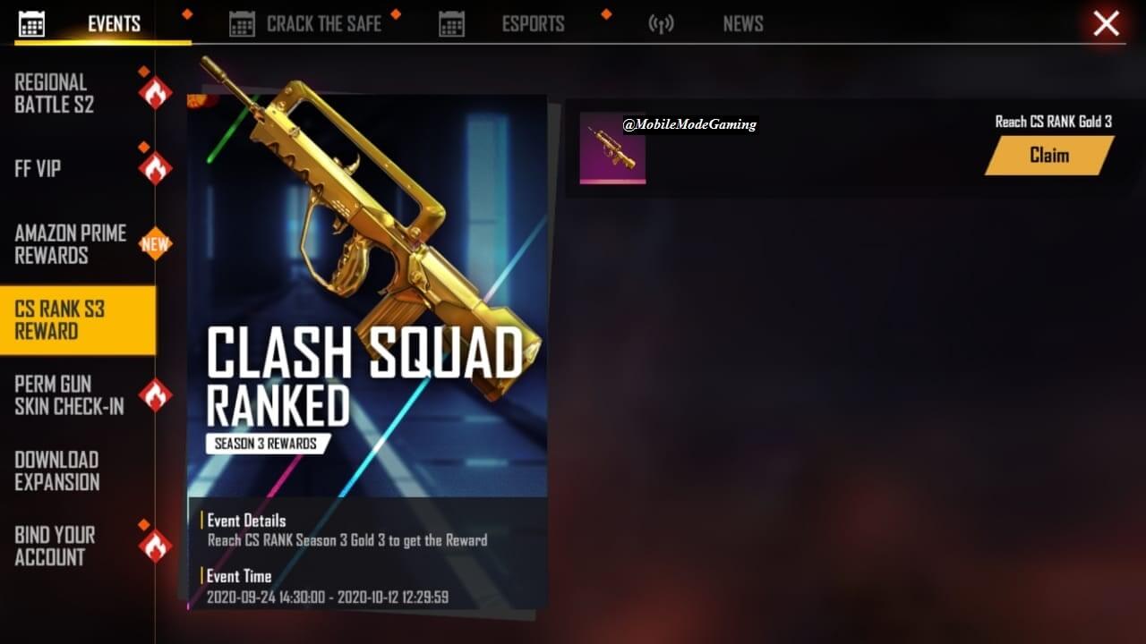 Here is How To Get Free 'Golden FAMAS' In Free Fire – Mobile Mode Gaming