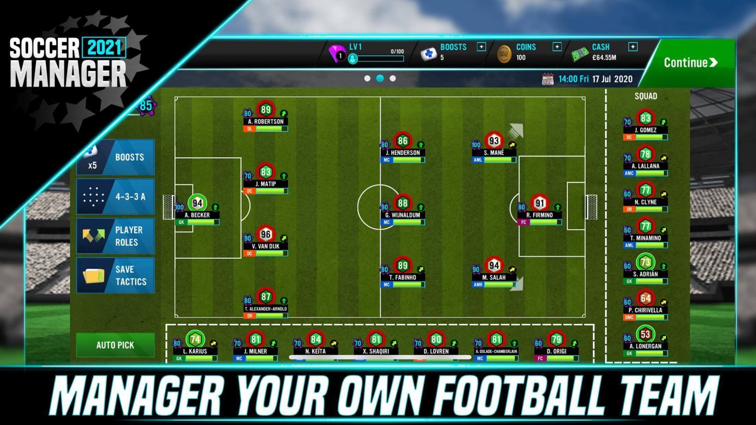 Put Your Management Skills to Test With SOCCER MANAGER 2021 – Mobile ...